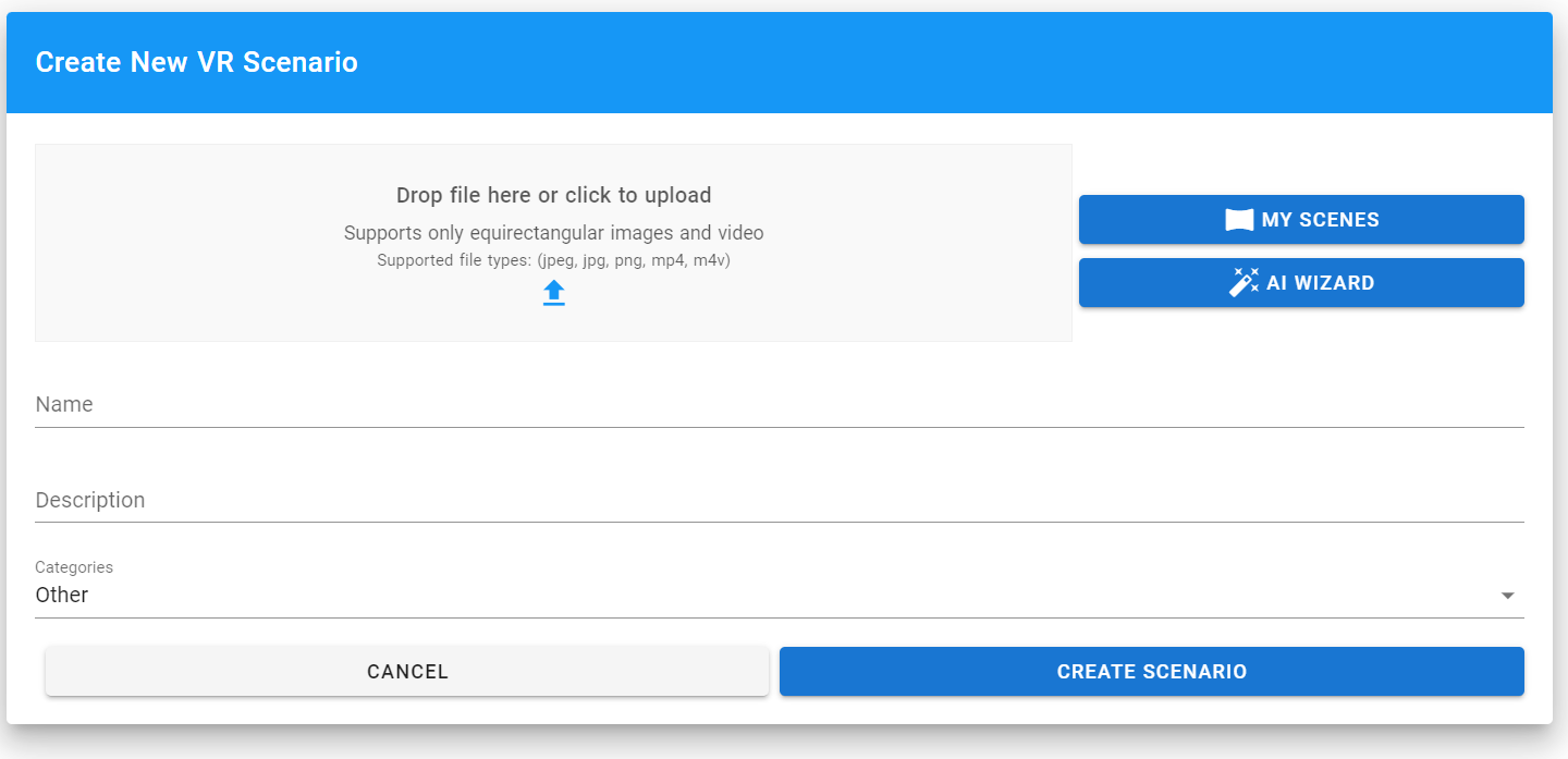 Off to See the AI Wizard! Transport Your Learner Anywhere Using CenarioVR
